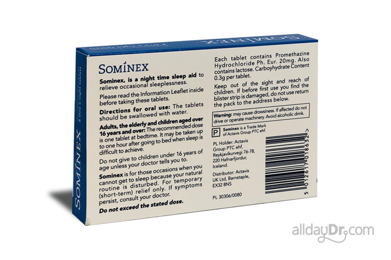 Promethazine (Sominex)